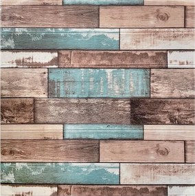 GRACE 3D samolepící panel Dřevo Loft Patina