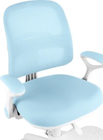 Dětská rostoucí židle Neoseat JUNI 020 — látka, pratelný potah, modrá