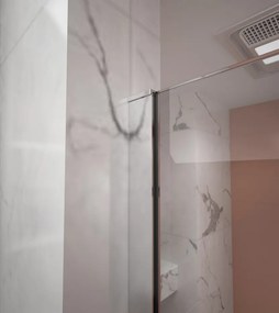 Erga Paris, sprchová zástěna Walk-In 60x200 cm, 8mm čiré sklo, chromový profil, ERG-V02-PARIS-060x200-CL-CR