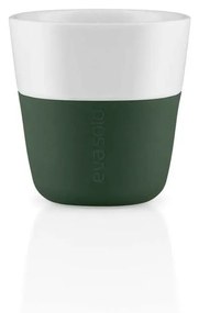 Zeleno-bílé porcelánové šálky na espresso v sadě 2 ks 80 ml – Eva Solo