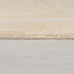 Flair Rugs, Kusový koberec Solace Lino Leaf Natural, 120x170, béžová, ložnice