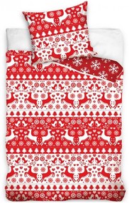 Bavlněné ložní povlečení Vánoční poezie - 100% bavlna - 70 x 90 cm + 140 x 200 cm