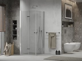 Mexen Lima Duo sprchový kout 70 x 70 cm, 6mm sklo, čiré sklo/chromový profil, 856-070-070-02-00