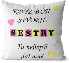 Polštář impar polštář když bůh stvořil sestry