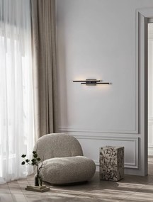 Designové nastěnné svítidlo Amica Černá