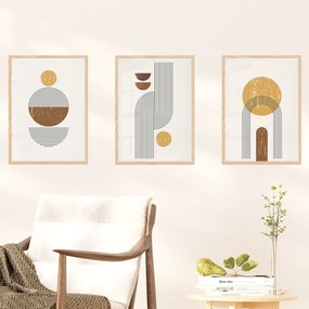Sada oboustranných plakátů Abstrakt | 3 x A3 | DP3351427