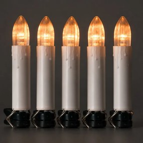 Sada 40 LED svíček na vánoční stromek