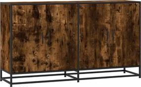 Příborník kouřový dub 134 x 35 x 76 cm kompozitní dřevo 3300817