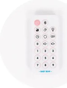 CHIPOLINO Hudební a promítací závěsný kolotoč Pink Garden / Bluetooth