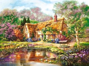 Puzzle castorland puzzle soumrak u rybníka 3000 dílků