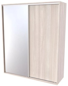 Nábytek Mikulík Skříň FLEXI 2 - 2x zrcadlo ROZMĚR: (š/v/h) 220 x 240 x 65 cm
