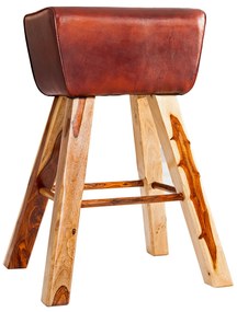 Noble Home Barová židle Ledero, hnědá