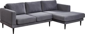 XXXLutz ROHOVÁ SEDAČKA, textil, šedá Carryhome - Sedací soupravy - 002157009303