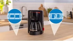 Bosch TKA3M133 černá / Kávovar na překapávanou kávu / 1200W / 1.4 l