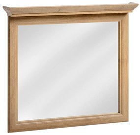 Zrcadlo v dřevěném rámu 85 cm Dub LOCARN