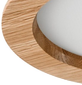 LED Podhledové svítidlo WOODY SPOT LED/16,5W/230V 4000K dub pr. 18,5 cm