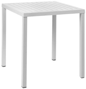 OnaDnes -20% Nardi Bílý plastový zahradní stůl Cube 70 x 70 cm