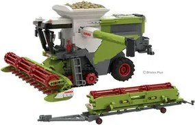BRIXIES Plus 222.734 CLAAS LEXION 8900 TERRA TRAC - kombajn s přívěsem