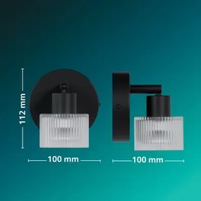 Philips Horen černá / Bodové svítidlo / GU10 / 5W / 220-240V / IP20