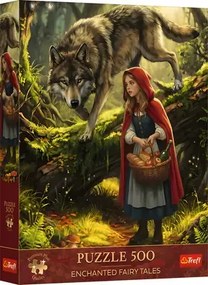 TREFL Puzzle Premium Plus Enchanted Fairy Tales: O Červené Karkulce /