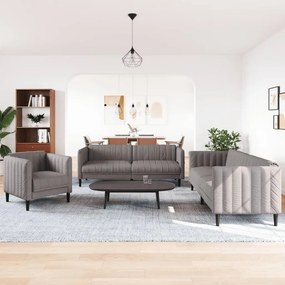 3dílná sedací souprava taupe textil 3209234