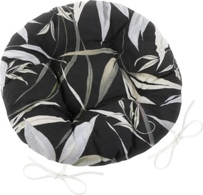 Bellatex Sedák EMA kulatý prošívaný Černá,Šedá 40 cm, (průměr)