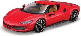 Bburago RACE+PLAY Ferrari 296 GTB červená / 1:18 / od 3 let