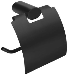 Sapho FLORI držák toaletního papíru s krytem, černá mat - RF007/15