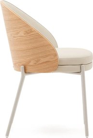 Krémová jídelní židle Eamy – Kave Home