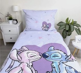 Jerry Fabrics Povlečení Lilo a Stitch Heart 140x200, 70x90 cm