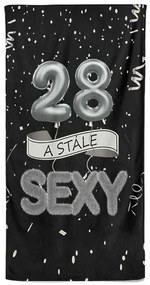 Osuška Stále sexy – černá (věk: 28)