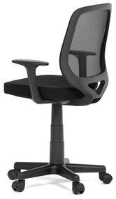 Dětská kancelářská židle KA-W022 BK látka a síťovina černá