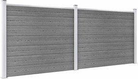 Set plotových dílců WPC 353 x 146 cm šedý 3070455