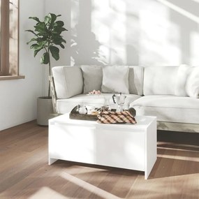 Konferenční stolek bílý 90 x 50 x 41,5 cm kompozitní dřevo