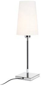 RENDL R12464 LULU stolní lampa, dekorativní bílá/černá chrom