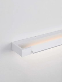 Matně bílé hliníkové LED nástěnné svítidlo Arga – Nova Luce