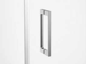 Sanswiss TOP-LINE TLS4 dvoudílné posuvné dveře s 2 pevnými stěnami v rovině 140 cm Šířka: 1400 mm, Profil: Aluchrom, Sklo: Durlux 22