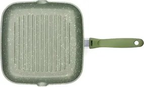 Risoli DR GREEN grilovací pánev 26x26 cm zelená / Grilovací pánev / Li
