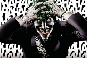 Umělecký tisk Joker - HAHAHA, (40 x 26.7 cm)