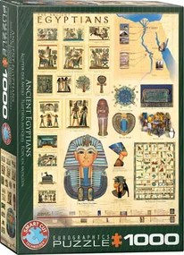 EUROGRAPHICS Puzzle Staří Egypťané / 1000 dílků / 67,6 × 48,9 cm