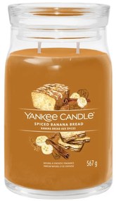 OnaDnes -20% Velká vonná svíčka Yankee Candle Spiced Banana Bread Signature