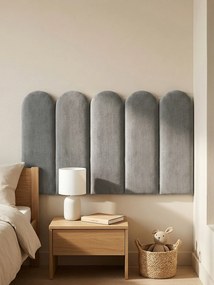 Sinsay - Čalouněné stěnové panely 5 pack - šedá