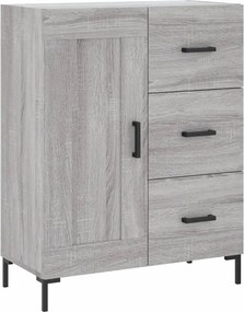 Skříň highboard šedá sonoma 69,5 x 34 x 180 cm kompozitní dřevo 3200007