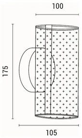 LED Nástěnné svítidlo SILK LED/8W/230V 3000K