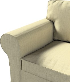 Potah na křeslo IKEA Ektorp barva béžová látka pletený vzor
