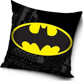 Dekorační polštář Batman - motiv Logo | 40x40 cm