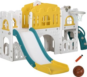 AIYAPLAY skluzavka pro batolata s basketbalovým košem