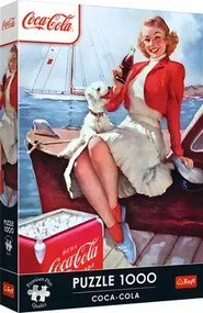 TREFL Puzzle Premium Plus Coca-Cola: Přestávka / 1000 dílků / 48 x 68,