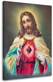 Gario Obraz na plátně Srdce Ježíše Krista Rozměry: 40 x 60 cm