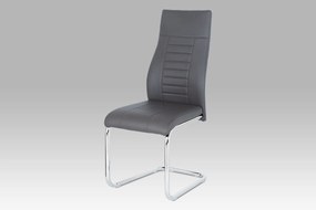 Jídelní židle HC-955 Šedá koženka